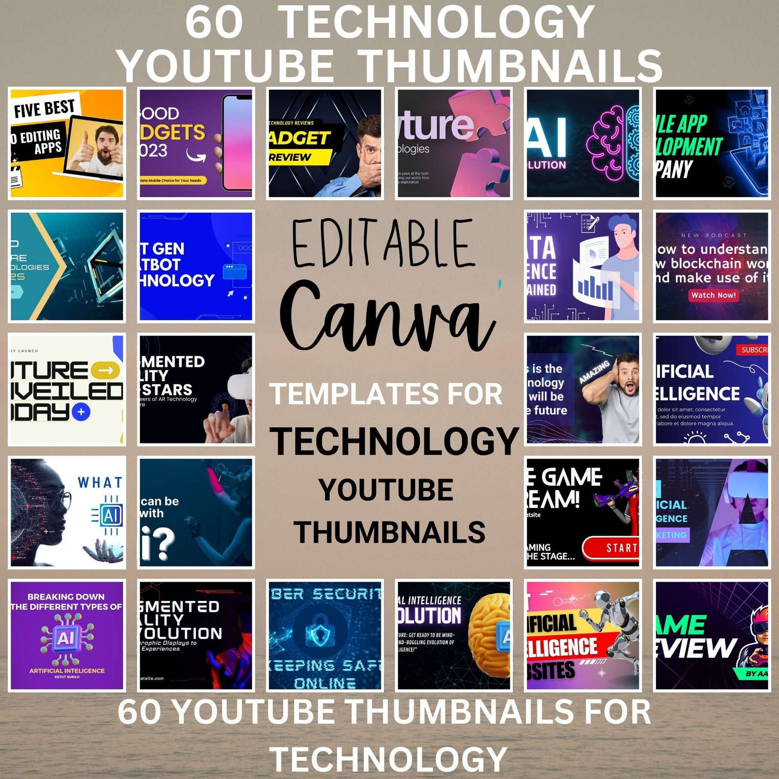 60 Youtube Thumbnail Templates | 100 PNG Transparent Images for Youtube ...