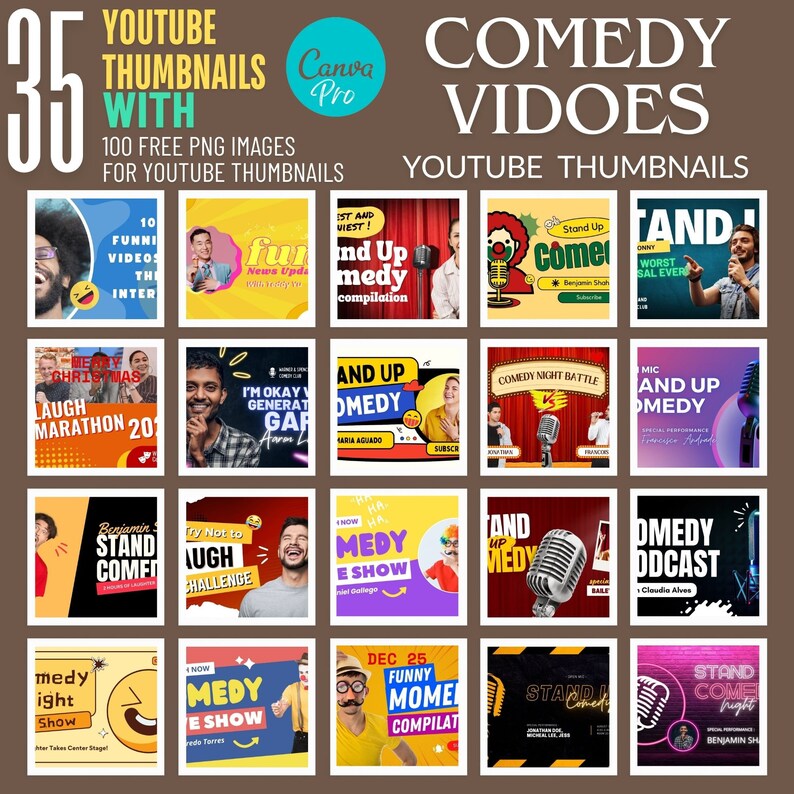 35 Youtube Thumbnails Templates | 100 PNG Transparent Images for ...