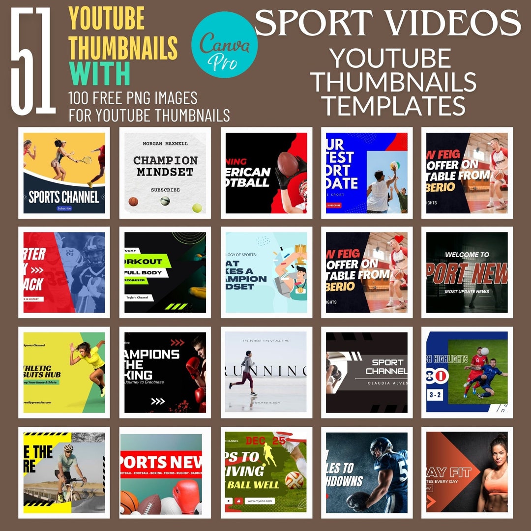 51 Youtube Thumbnails Templates | 100 PNG Transparent Images for ...