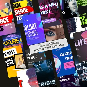 70 Youtube Thumbnails Templates | 100 PNG Transparent Images for ...