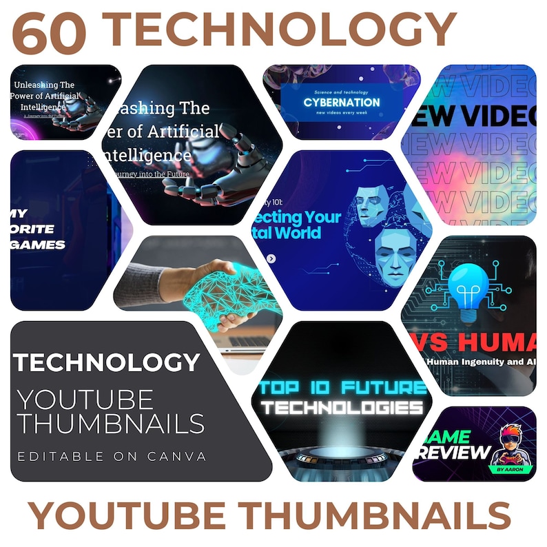 60 Youtube Thumbnail Templates | 100 PNG Transparent Images for Youtube ...
