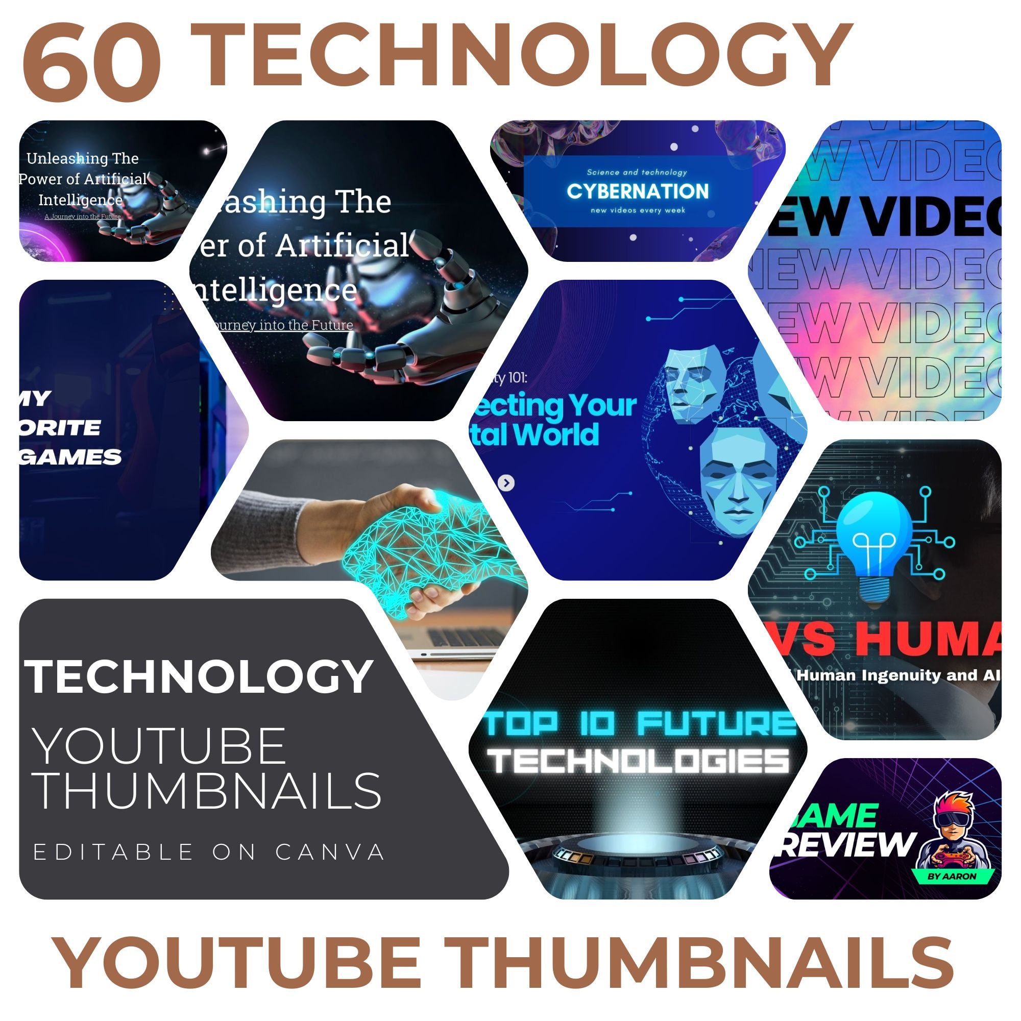 60 Youtube Thumbnail Templates | 100 PNG Transparent Images for Youtube ...