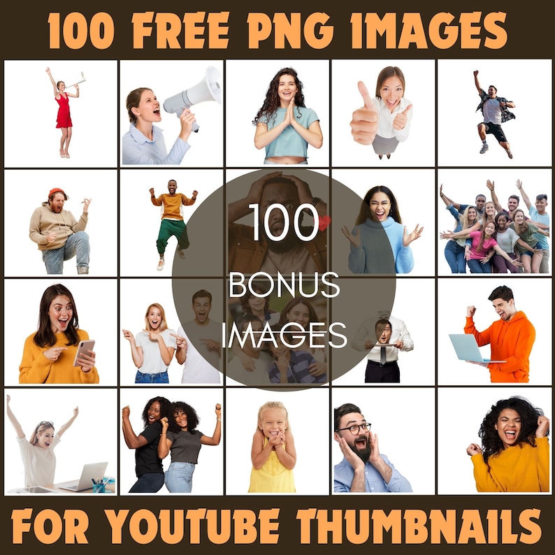 Cartoon Youtube Thumbnail Templates: Editable Canva Designs (digital ...
