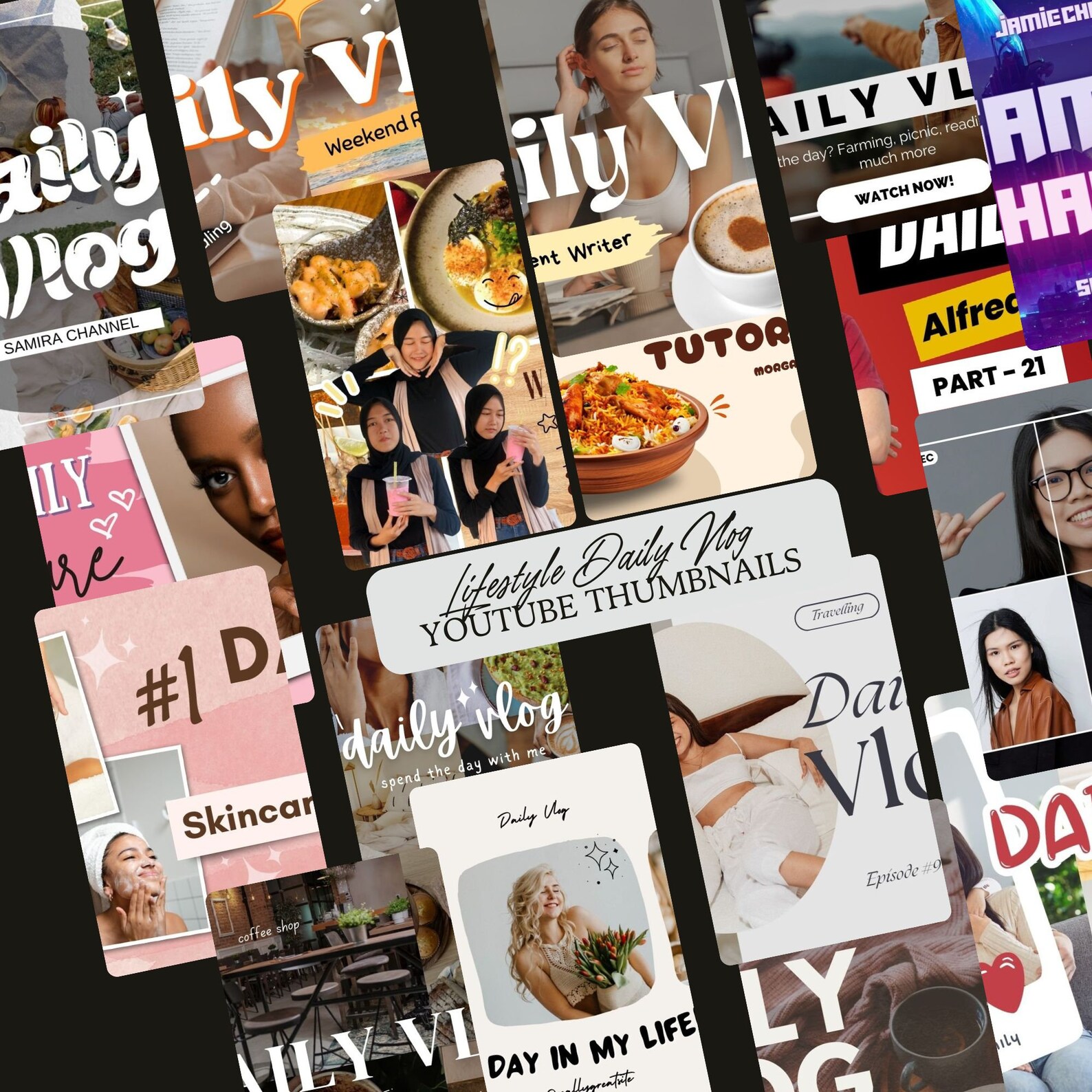 29 Youtube Thumbnails Templates | 100 PNG Transparent Images for ...