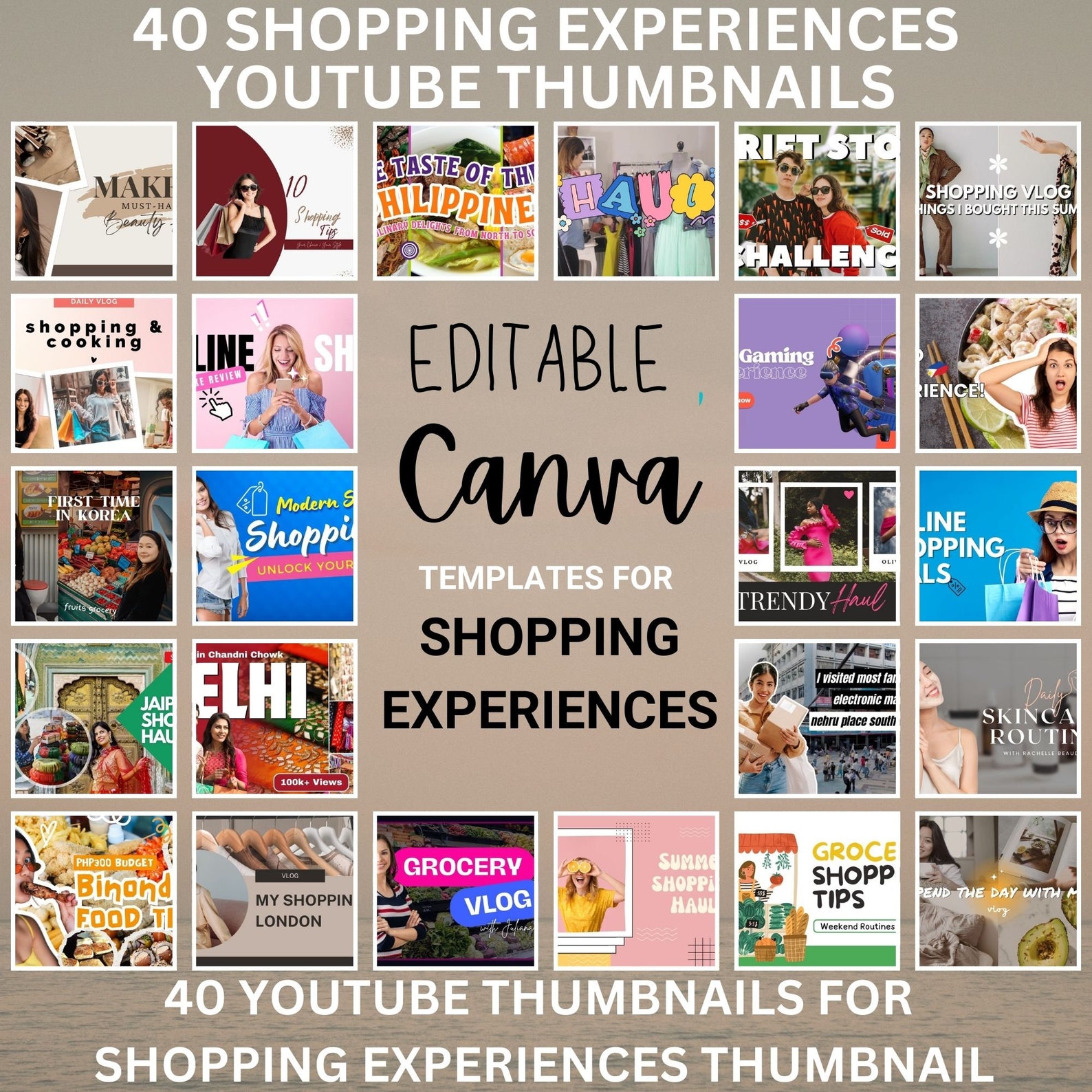 40 Youtube Thumbnails Templates | 100 PNG Transparent Images for ...