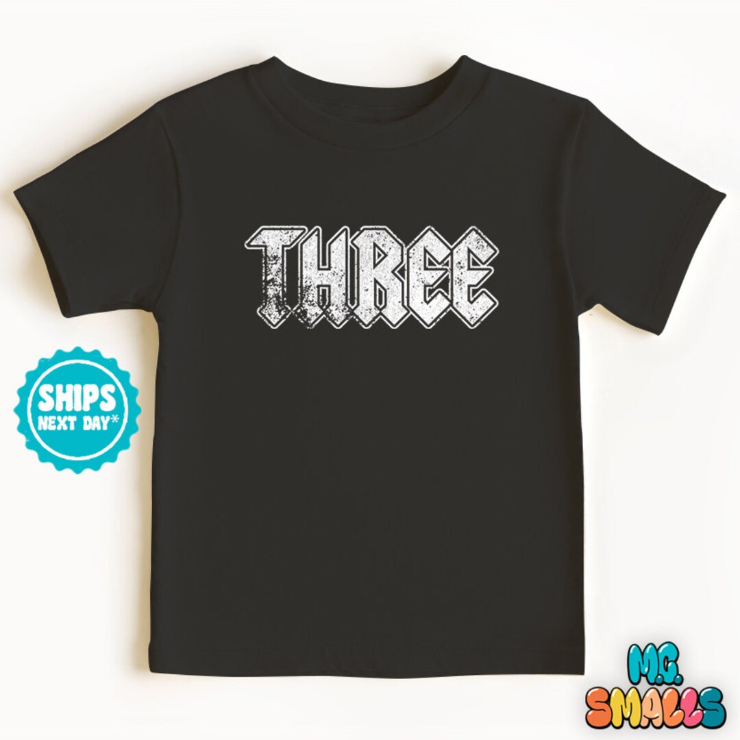3rd Birthday Shirt Three Shirt for 3rd Birthday Party Tshirt With ...