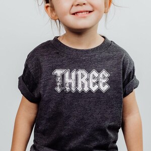 3rd Birthday Shirt Three Shirt for 3rd Birthday Party Tshirt With ...