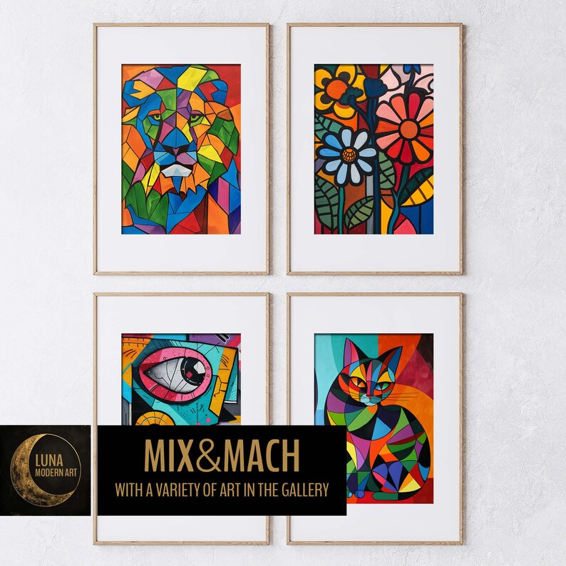 Comics Women Face, Geometric Modern Wall Art, Graffiti Style, Printable ...