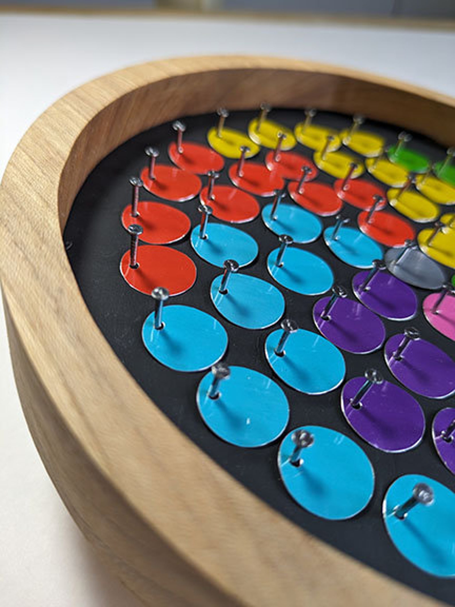 Pinwheel Waving Mosaic Magical Moving Multicolored up Cycled Aluminum ...