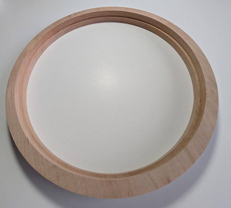 Cherry Wood Round Frame: 3/4 to 1" Thick, Ready to Finish - Etsy
