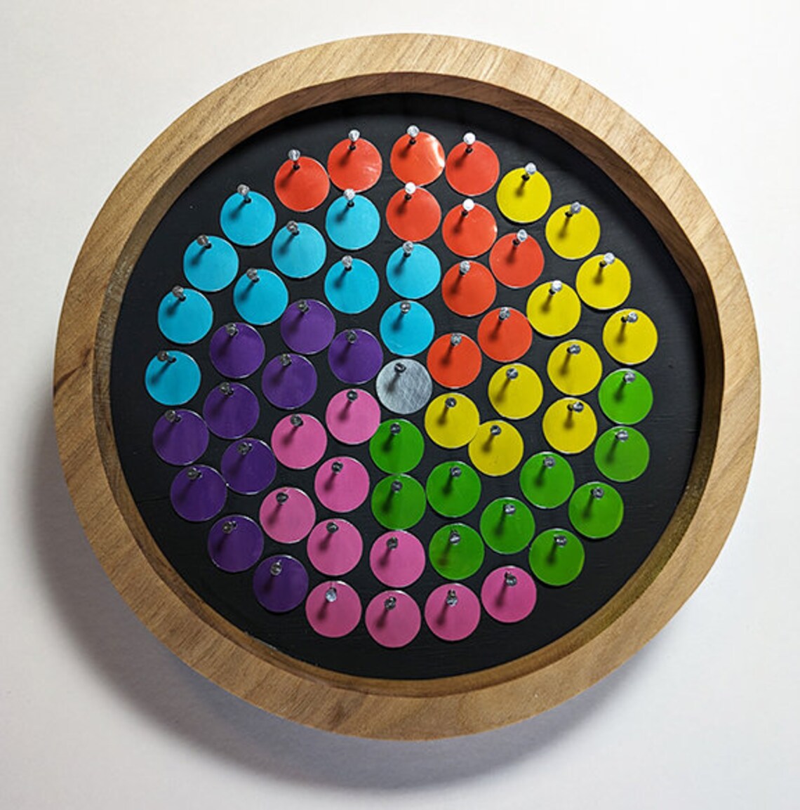 Pinwheel Waving Mosaic Magical Moving Multicolored up Cycled Aluminum ...