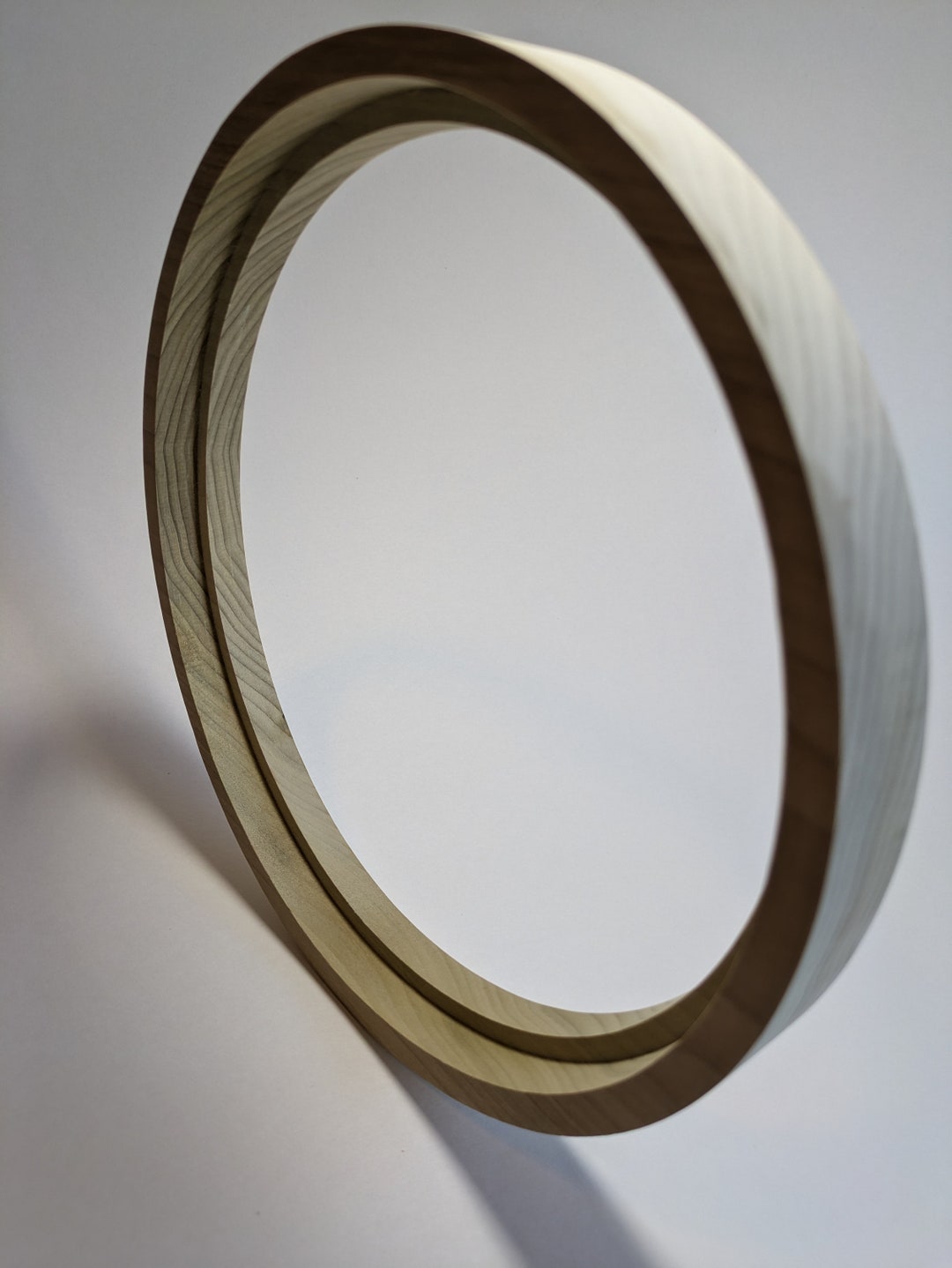 Poplar Round Wood Frame: Unfinished Art Display, 1-inch Thick - Etsy