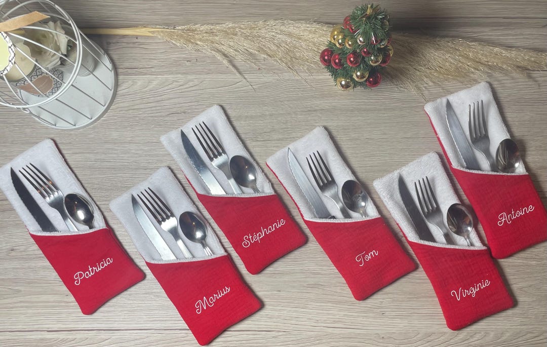 Cutlery Case / Cutlery Pouch / Table Decoration / Table Plan ...