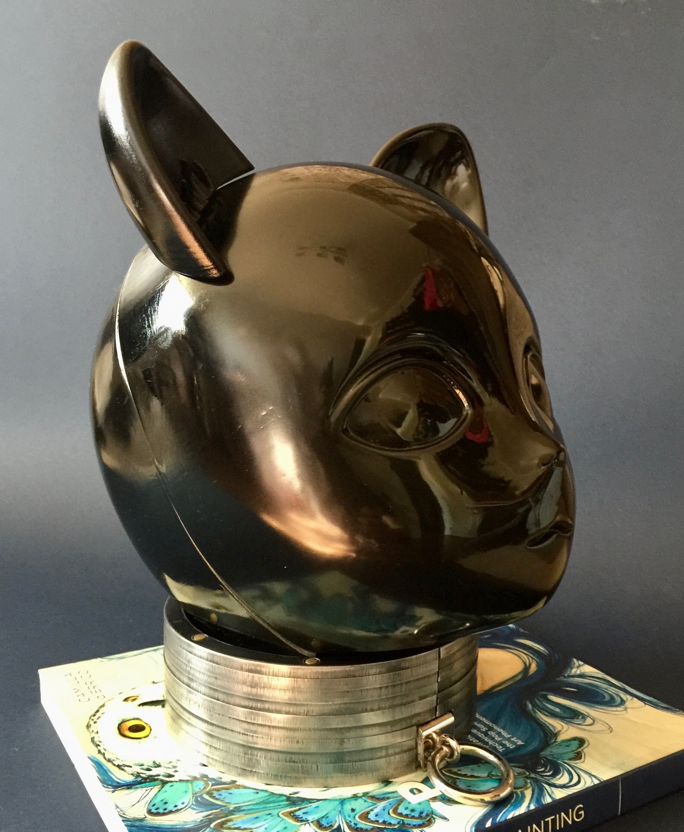 Rubber Cat Mask.full Head Helmet.anime Mask.crossdressing Mask ...