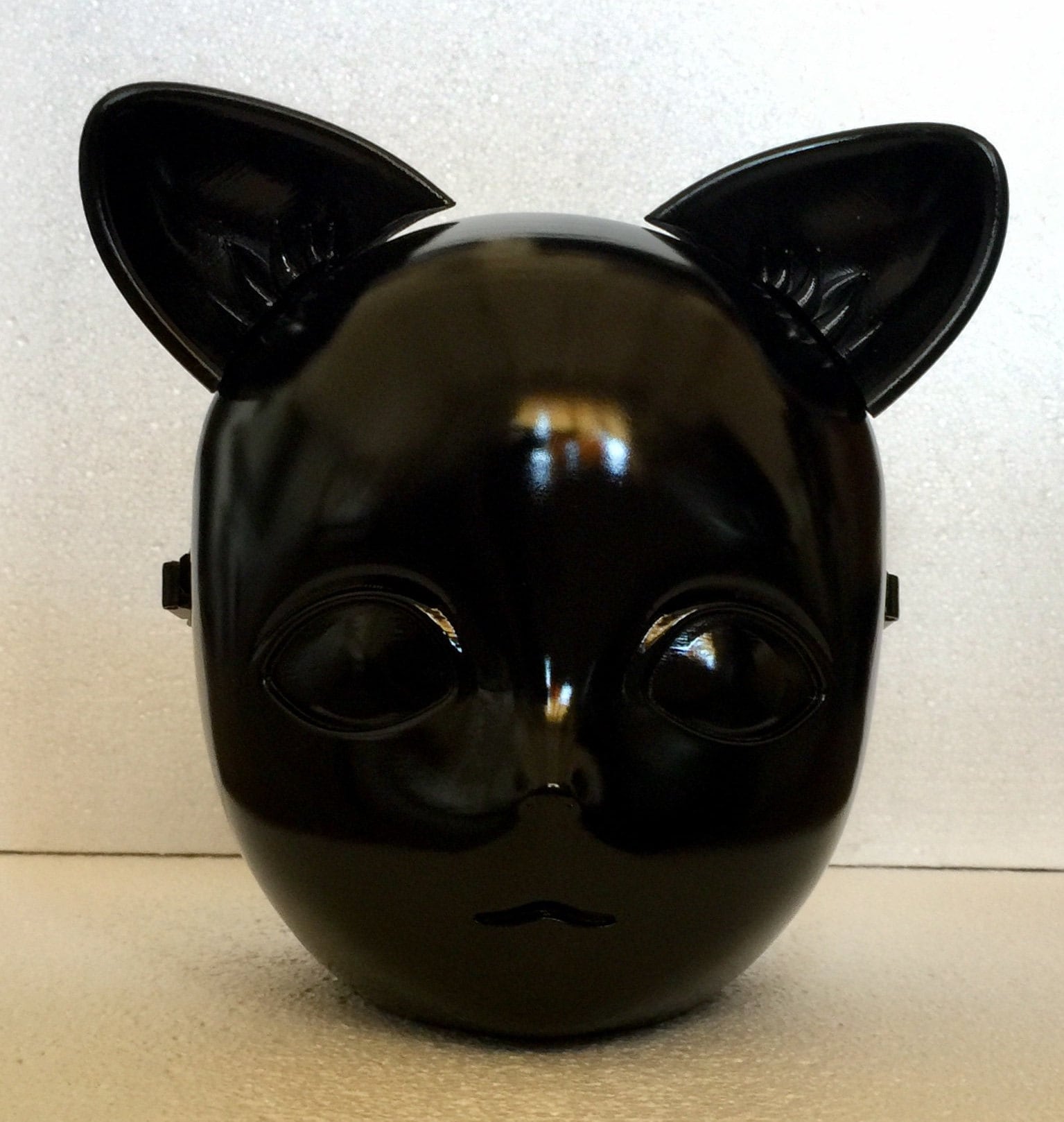 Rubber Cat Mask.full Head Helmet.anime Mask.crossdressing Mask ...