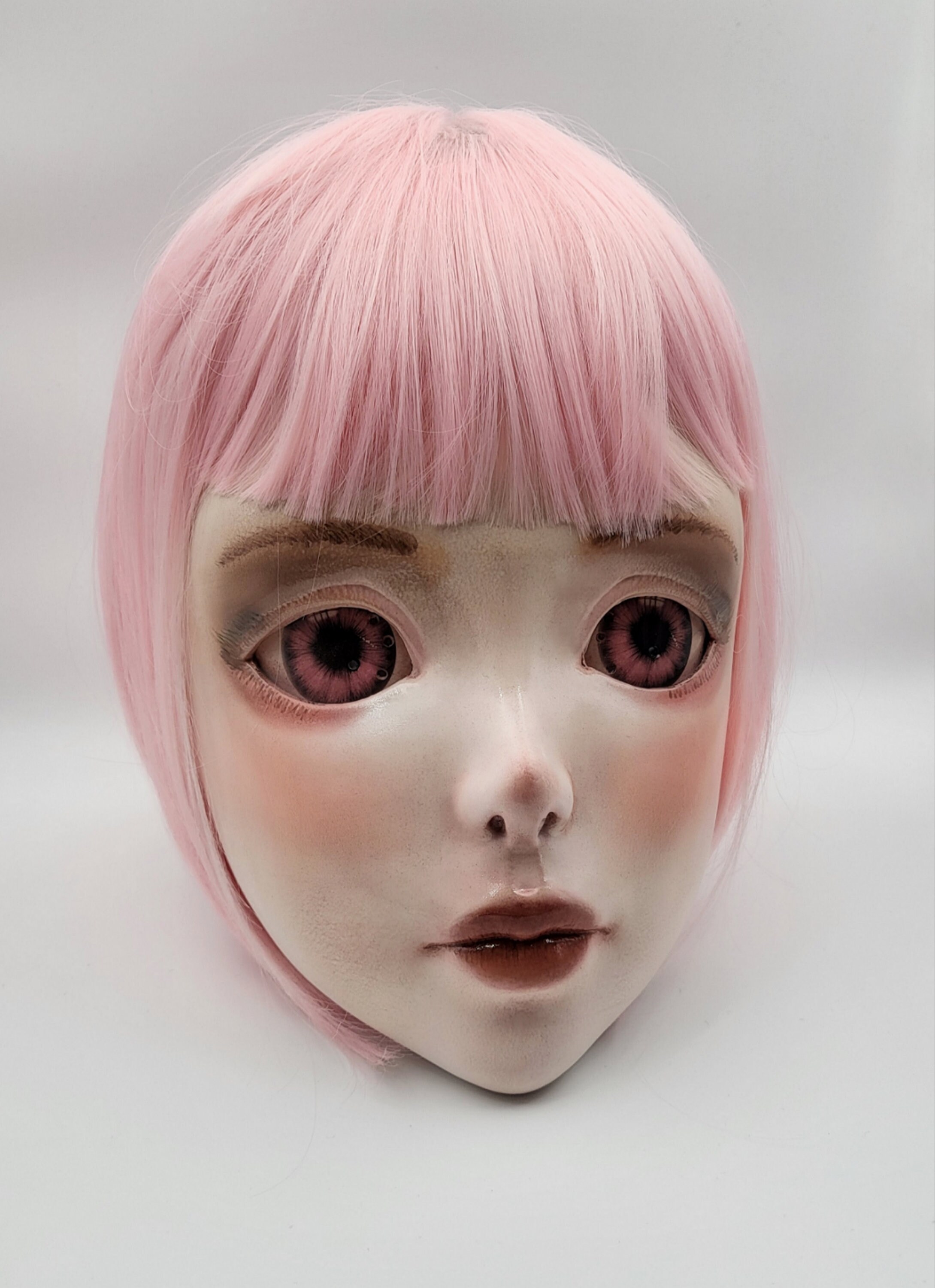 Kigurumi Mask.doll Head.full Head Helmet.anime Mask.crossdressing Mask ...