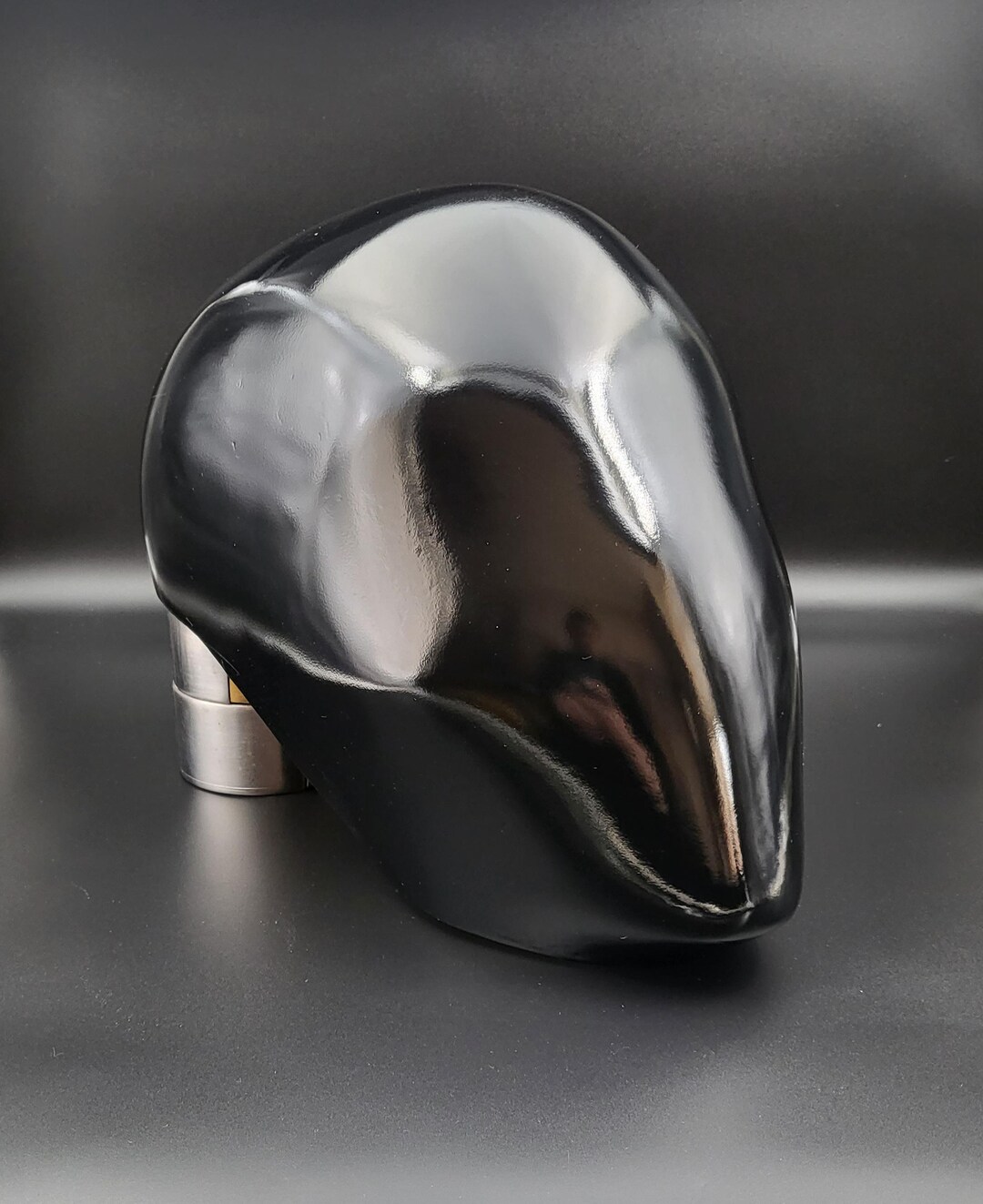 Rubber Black Slave Mask Full Head Helmet.anime Mask.crossdressing Mask ...