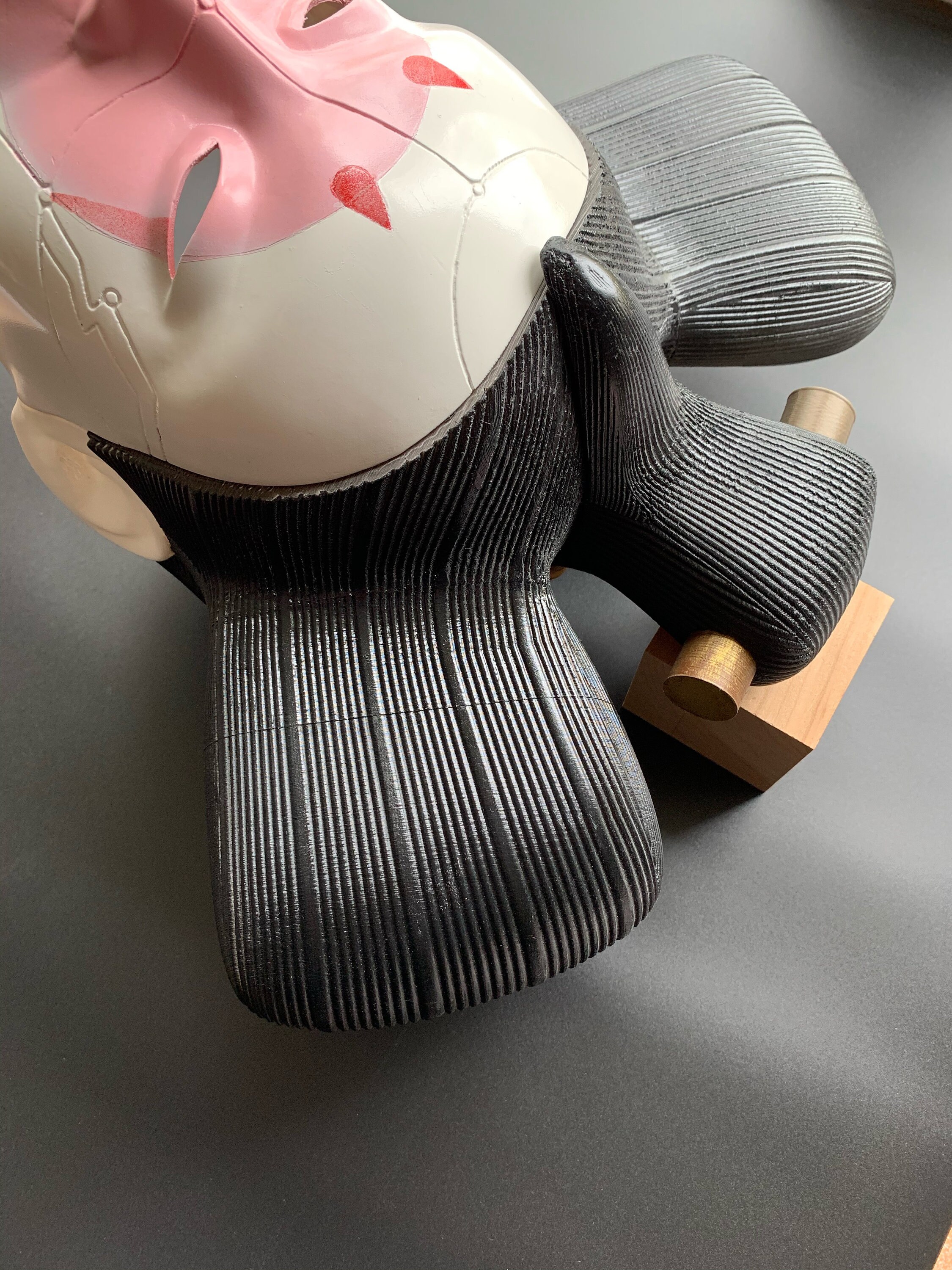 Hand Painted Geisha Robot Ghost in the Shell.kigurumi Mask Helmet ...