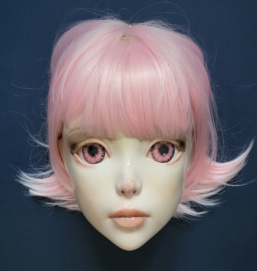 Kigurumi Mask.doll Head.full Head Helmet.anime Mask.crossdressing Mask ...