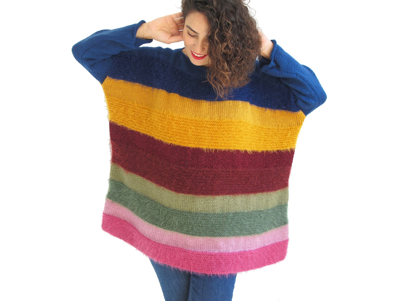 Hippie Boho Style Bohemian Jumper Loose Fit Sweater | Etsy