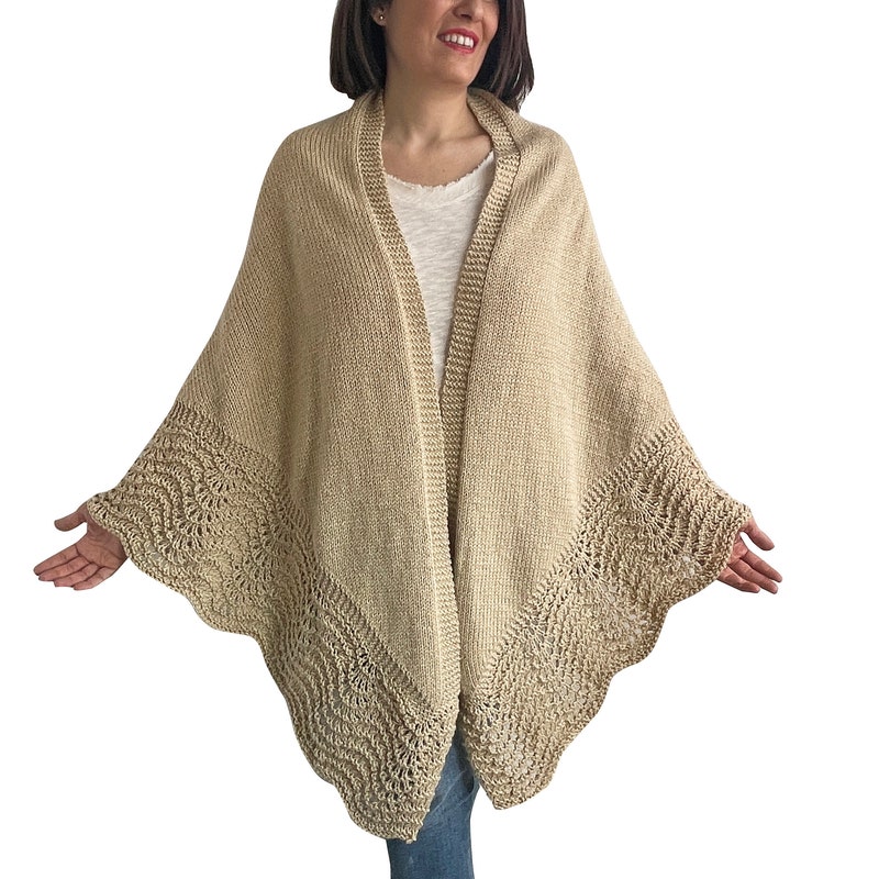 Knit Wrap Shawl - Etsy