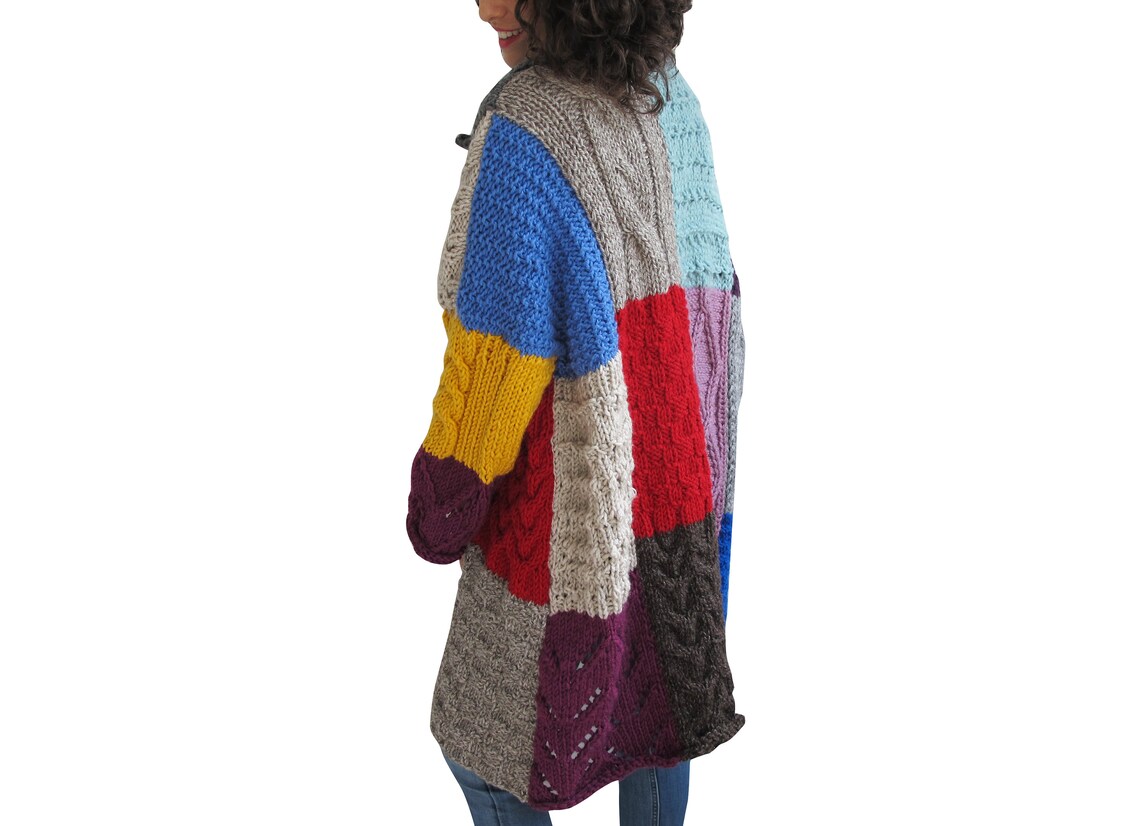 Harry Style, Jw Anderson Cardigan, Patchwork Cardigan, Hand Knit ...