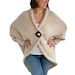 Wool Cardigan, Open Front Cardigan, Wrap Cardigan, Plus Size Clothing ...