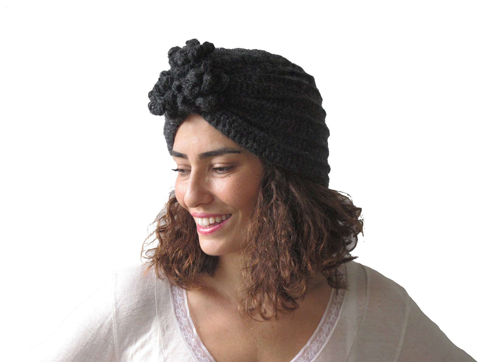 Wool Turban Hat Winter Hat Head Wrap Knitted Turban Hat | Etsy
