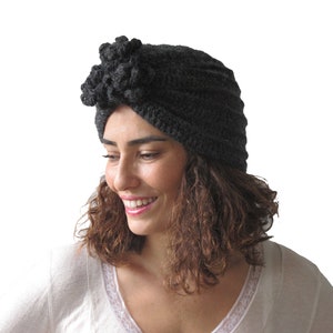 Wool Turban Hat, Winter Hat, Head Wrap, Knitted Turban Hat, Wool Head ...