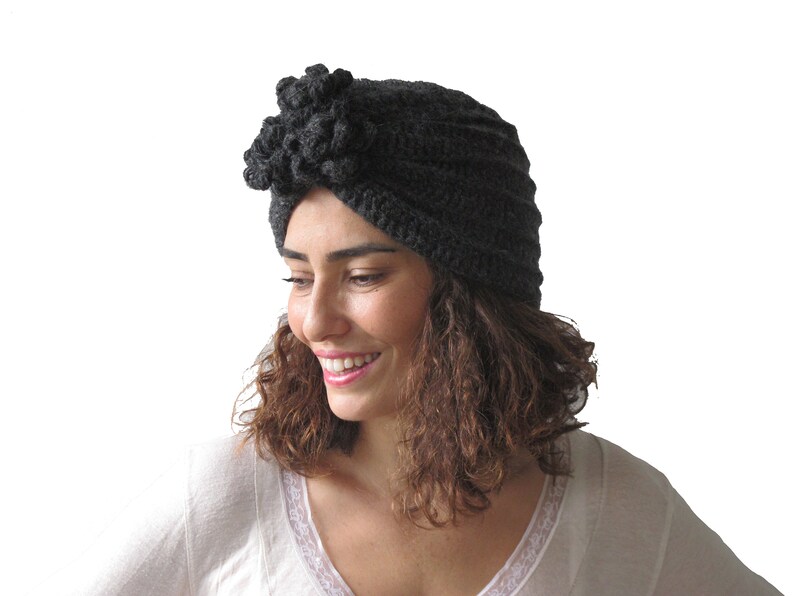 Wool Turban Hat Winter Hat Head Wrap Knitted Turban Hat | Etsy