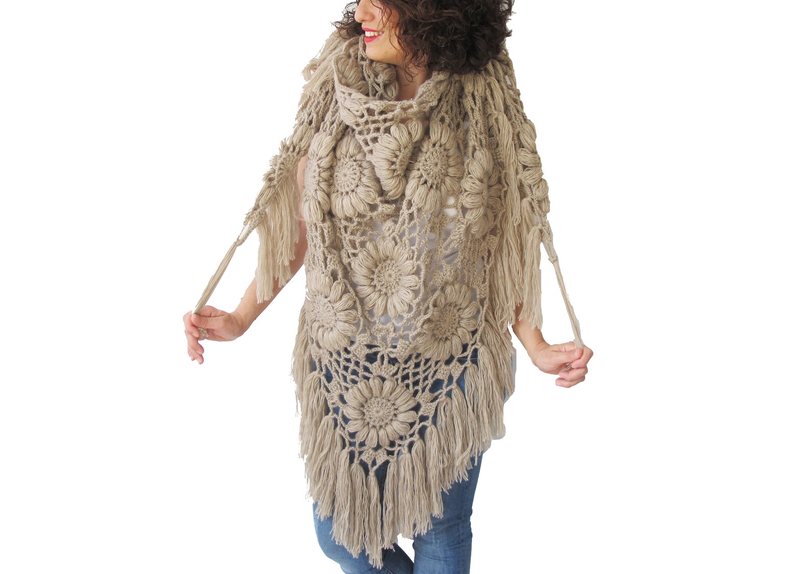 Angora Shawl Crochet Shawl Wedding Shawl Bridesmaid Shawl | Etsy