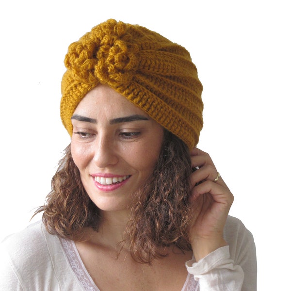 Knit Turban Hat - Etsy