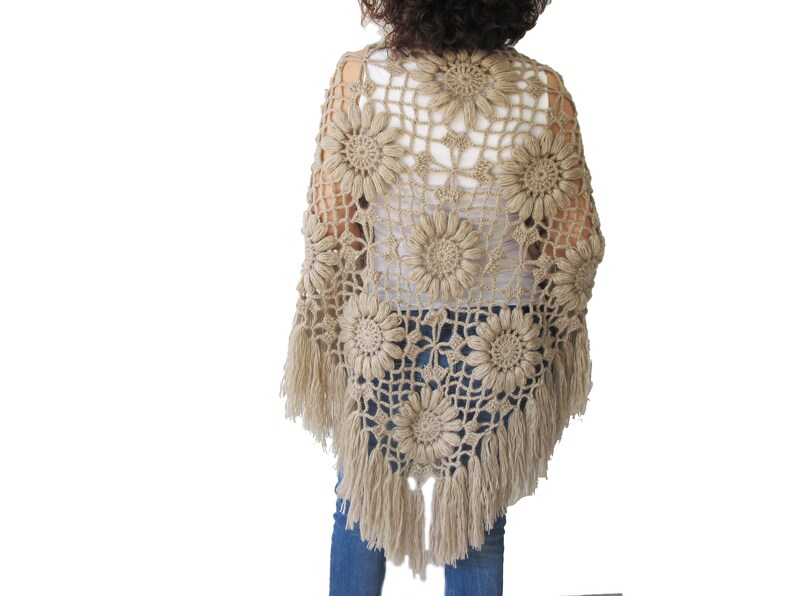 Angora Shawl, Crochet Shawl, Wedding Shawl, Bridesmaid Shawl, Braidmaid ...