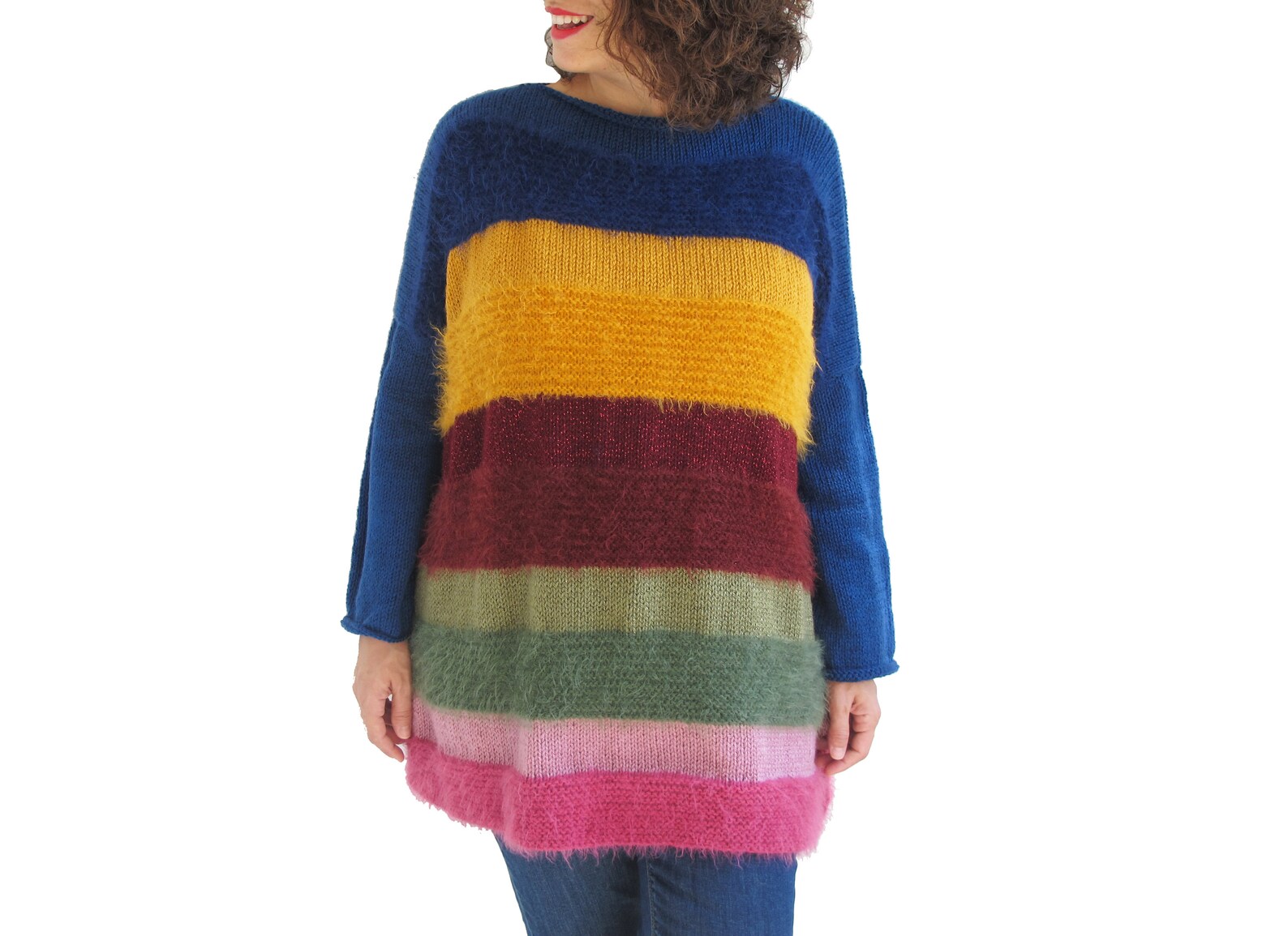 Hippie Boho Style Bohemian Jumper Loose Fit Sweater - Etsy