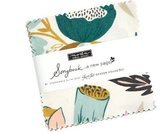 Best of Morris Spring Fabric Collection Moda Mini Charm Pack ...