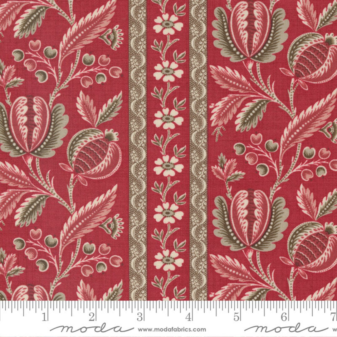 Chateau De Chantilly Fabric - Half Yard- French General Picardy Florals ...