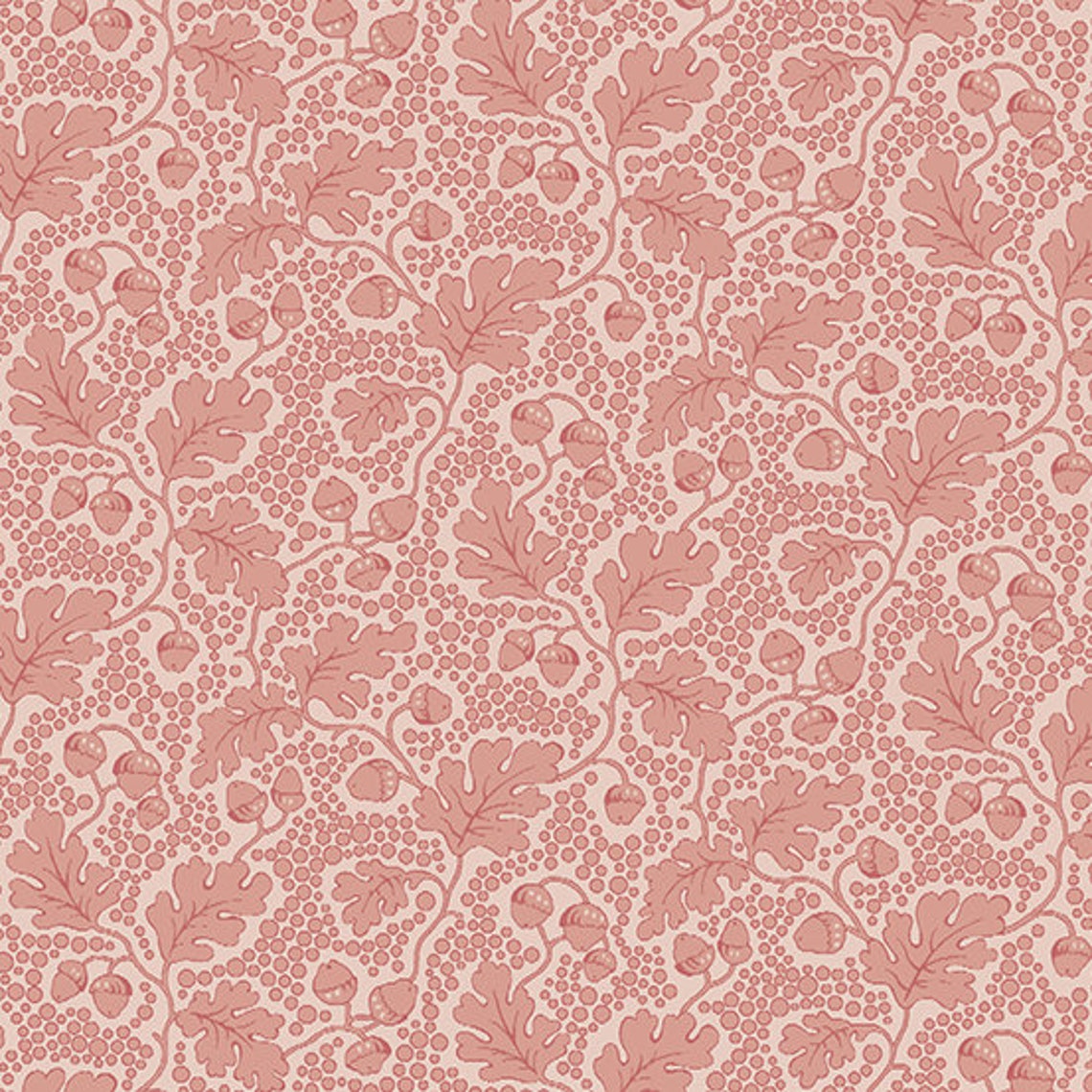 Super Bloom Fabric - Andover Fabric- Half Yard - Oak Leaves in Baby ...