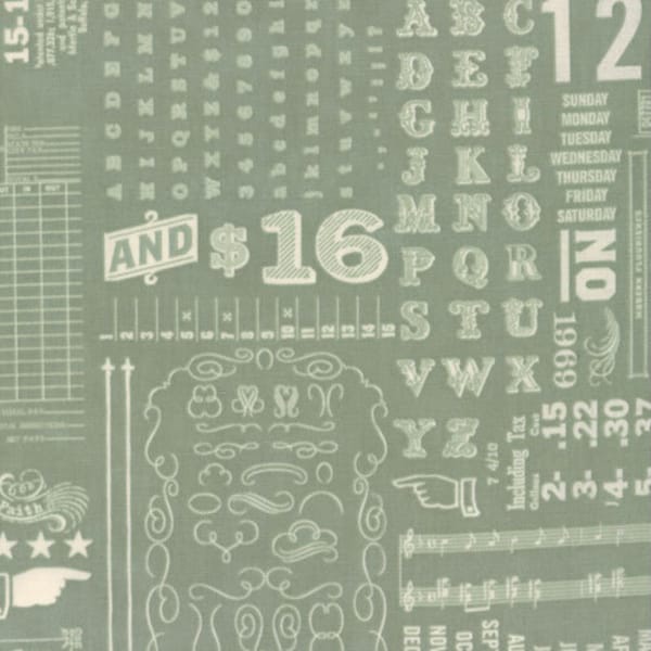 Typewriter Text Fabric - Etsy