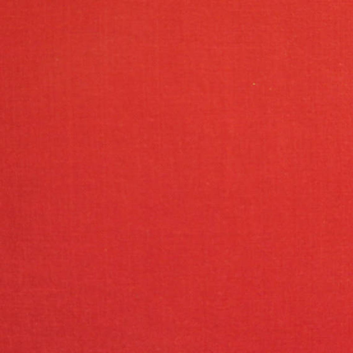 Andover Chambray Fabric Half Yard Scarlet Red Cotton Quilt | Etsy