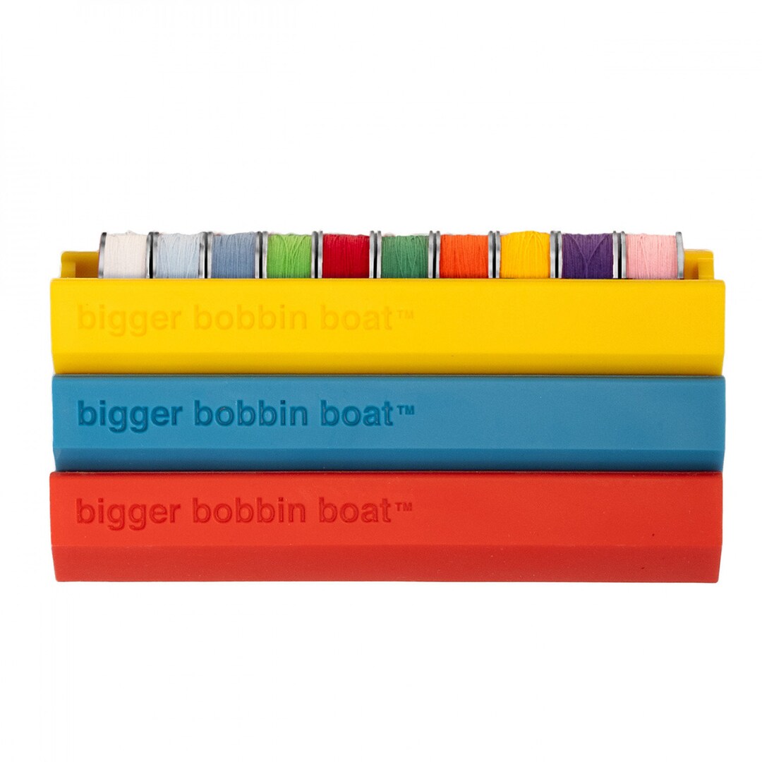 Bigger Bobbin Boat Trio - Package of 3 Bobbin Storage for Larger ...