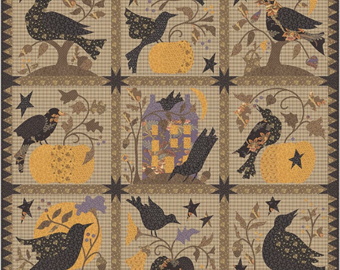 The Raven Quilt Kit - Blackbird Designs for Moda - Using Wild Orchid ...