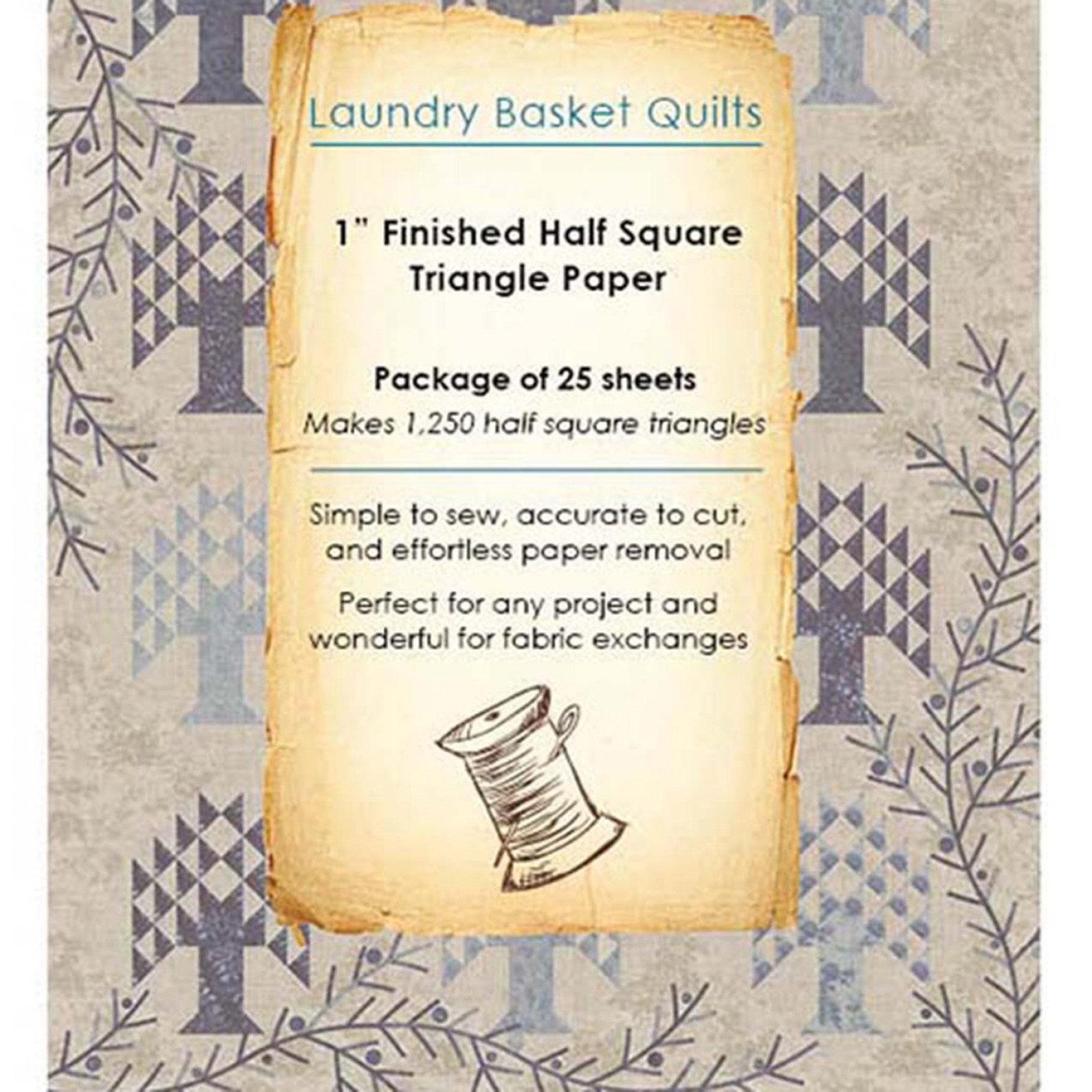 Triangle Paper 1 inch 1 finished for Layer Cake 10 | Etsy