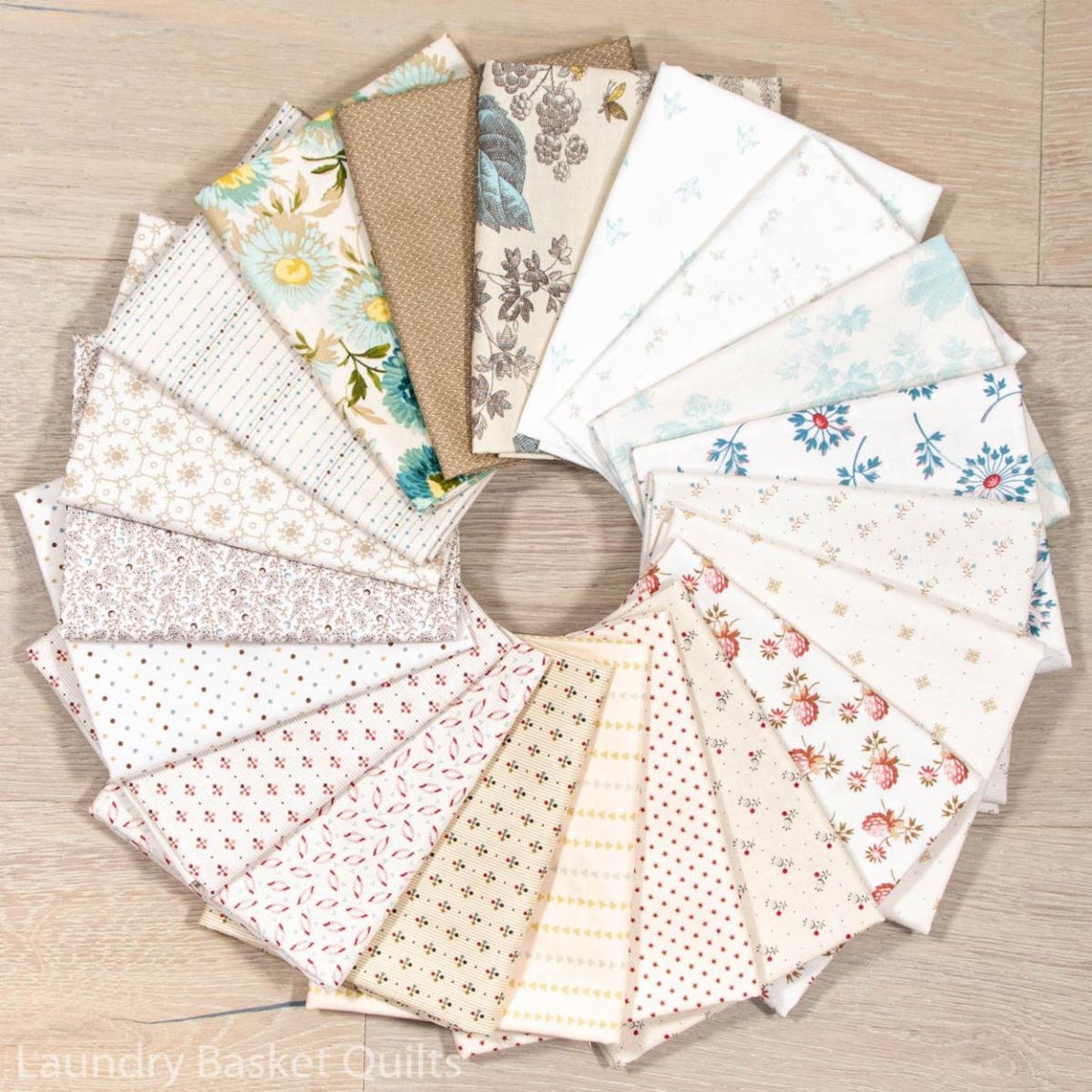 Secret Stash Neutral Layer Cake Fabric Bundle- Edyta Sitar Fabric ...