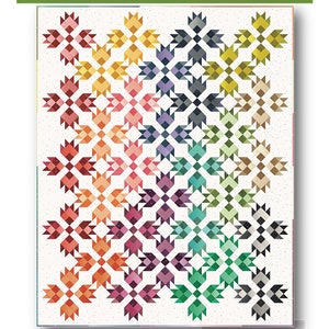 Ombre Windsong Quilt Pattern - V and Co Moda - Using Ombre Fairy Dust ...