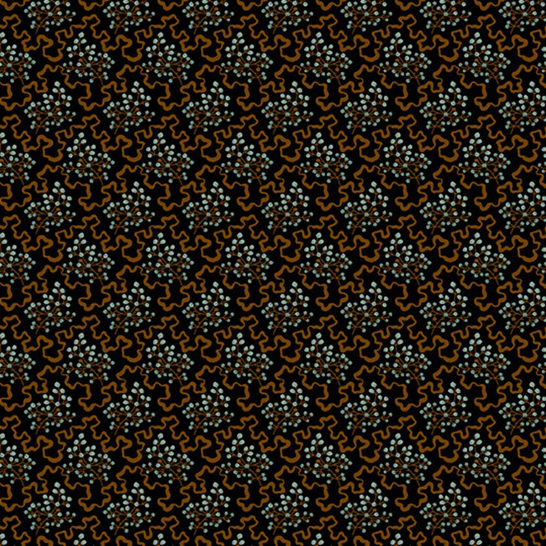 Practical Magic Edyta Sitar Fabric - Half Yard - Elderberry Night ...
