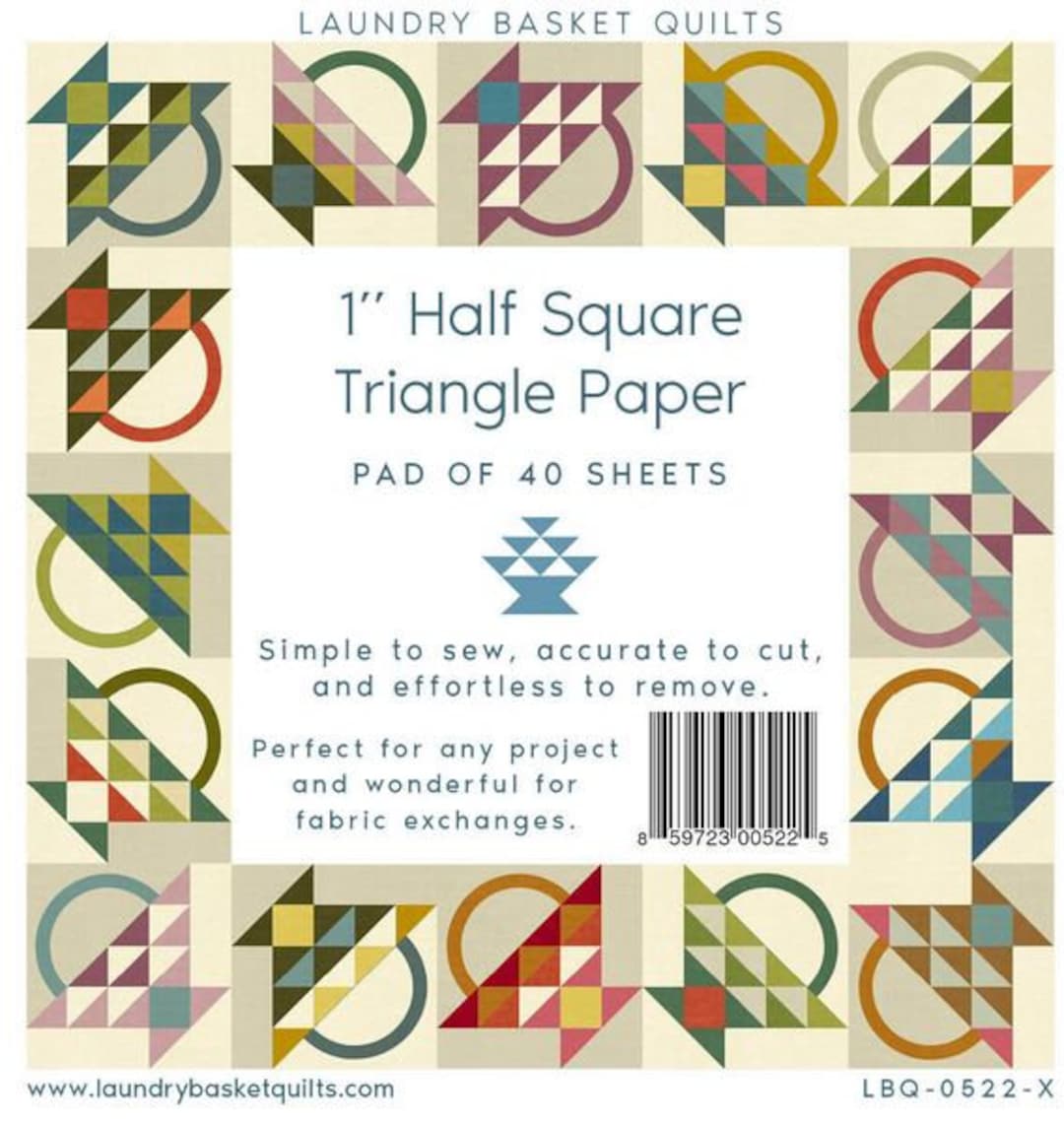 Triangle Paper 1 Inch for Charm Pack Squares Edyta Sitar - Etsy