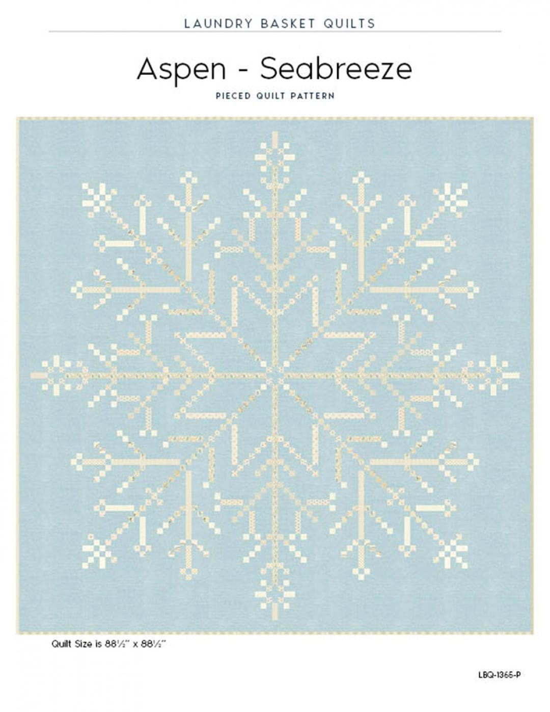 Aspen Seabreeze Quilt Pattern- Edyta Sitar Fabrics Laundry Basket ...