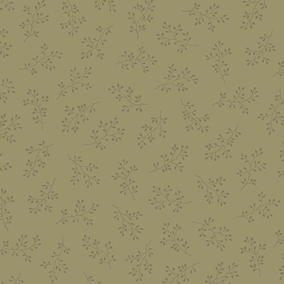Olive Branch Fabric Edyta Sitar Andover Half Yard Laundry | Etsy