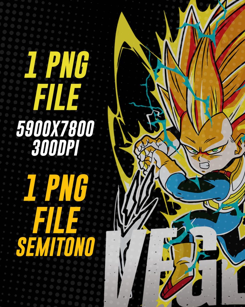Vegeta Design - Dragon Ball Z - Vegeta SS3 - Dragon Ball Daima ...
