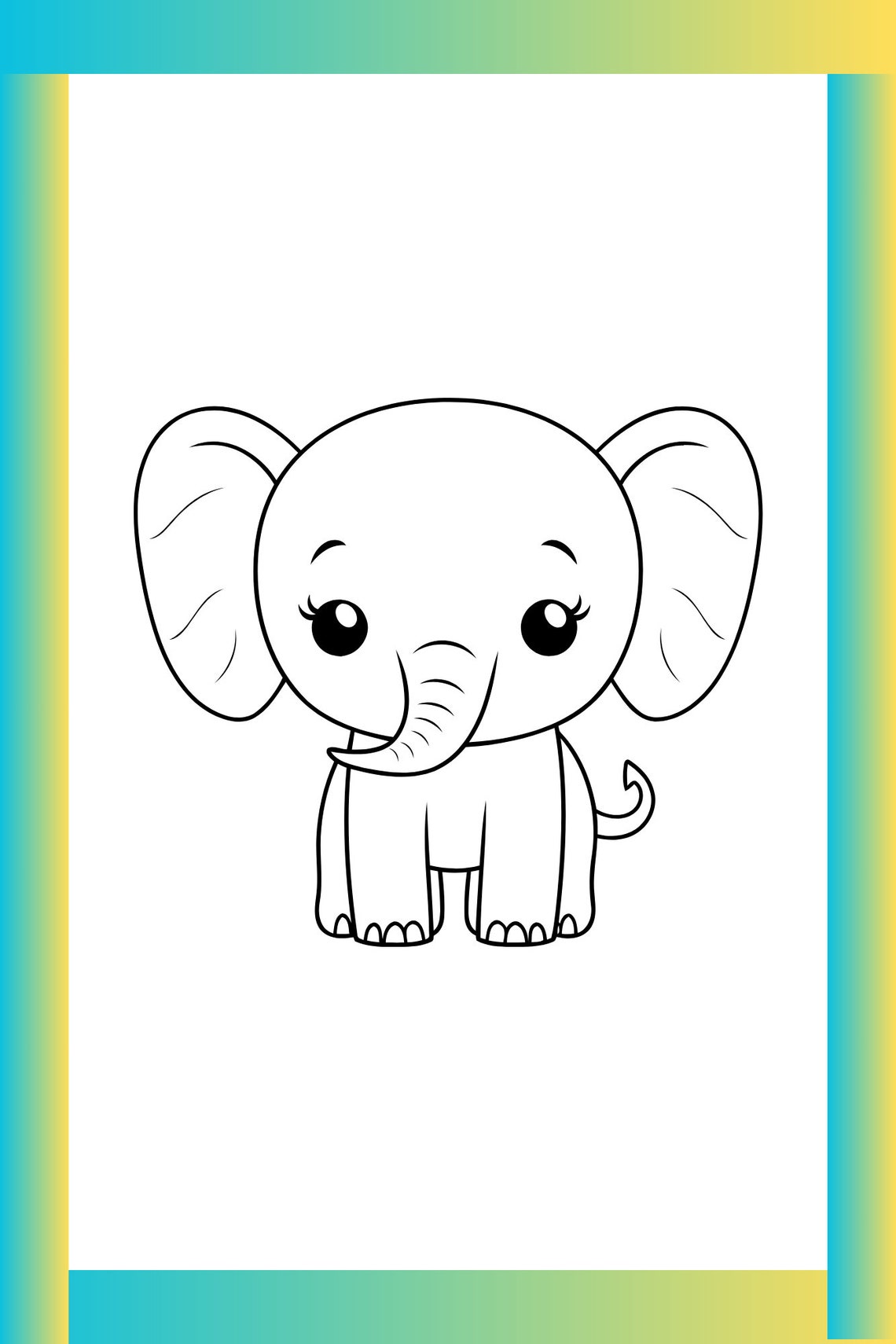 Coloring Book-animals.printable Coloring Animals for Kids.25 Pages.kids ...